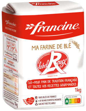 Farine Label Rouge - Farine de blé T65 Label Rouge | Francine