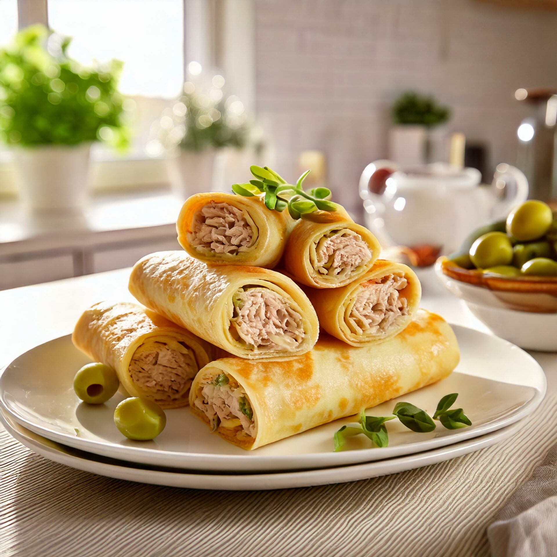 Crêpes au thon - Francine