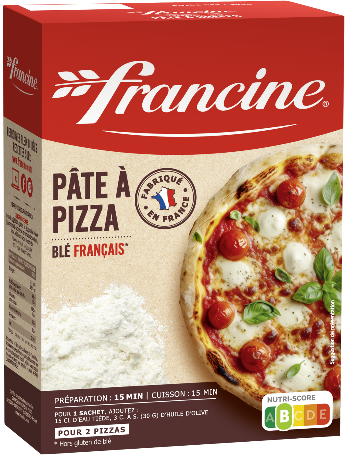 Pâte à pizza rapide - Recette de la pâte à pizza sans repos | Francine