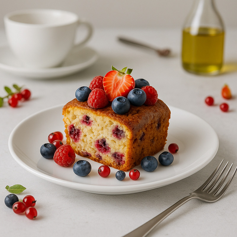 Gâteau aux fruits rouges - Francine