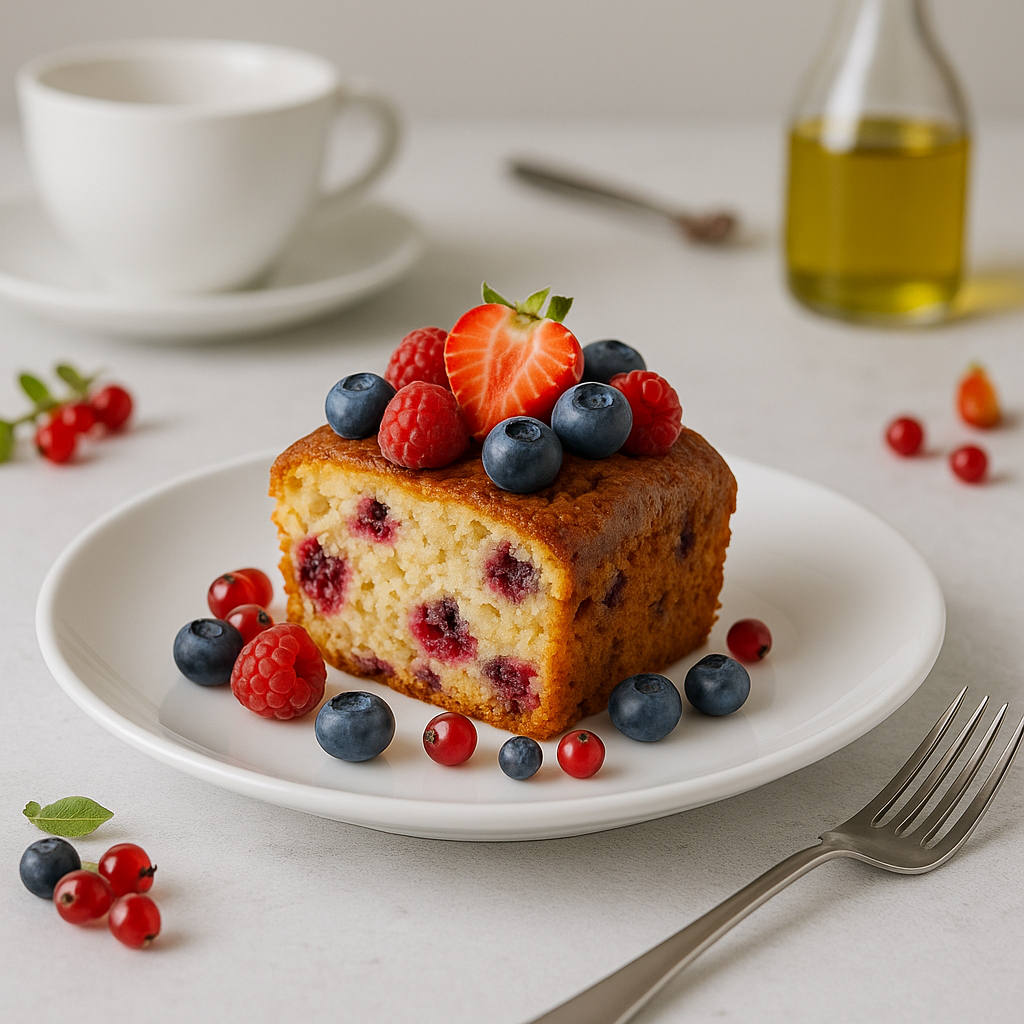 Gâteau aux fruits rouges - Francine